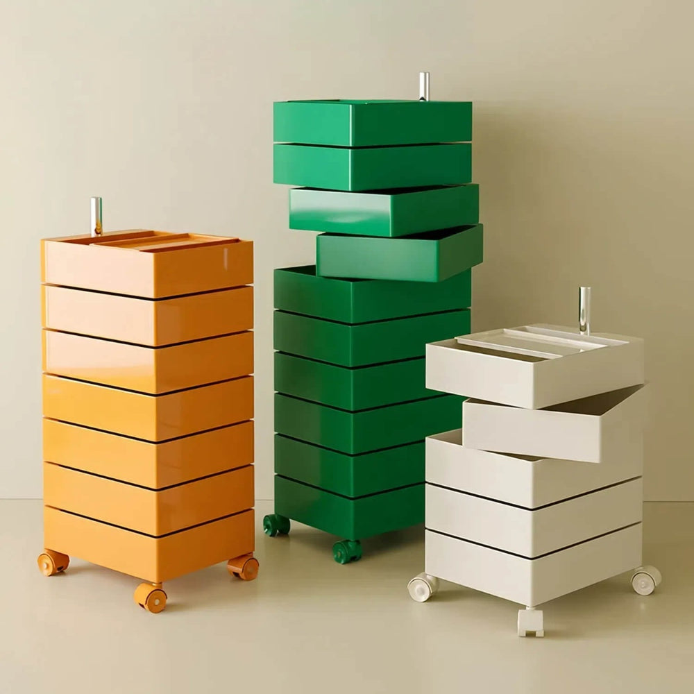 Chic Nordic Rotating Storage Cabinet – Aroomy