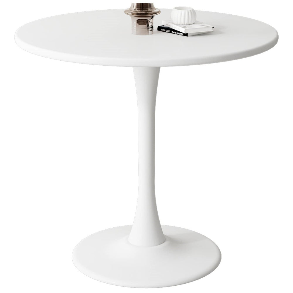 Modern White Tulip Round Dining Table – Aroomy